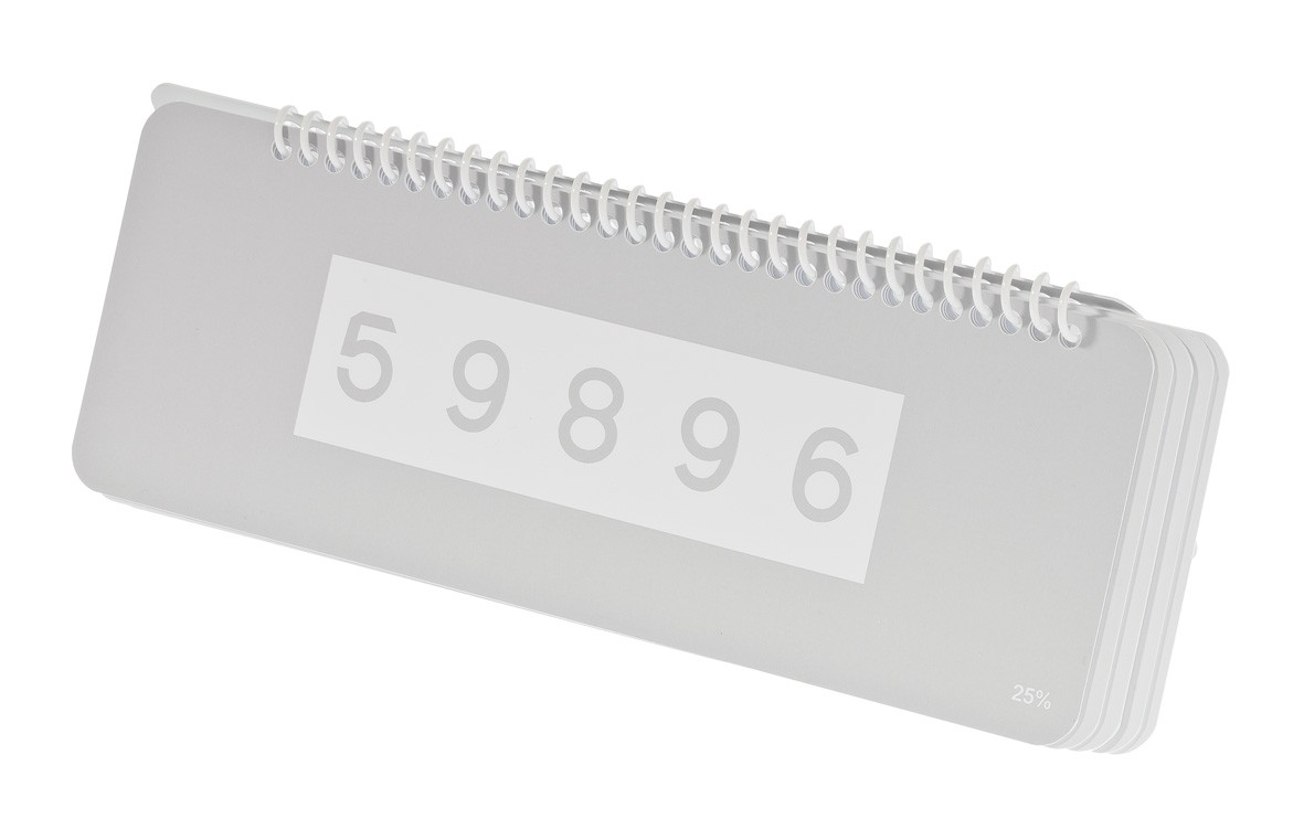 LEA NUMBERS® – Low Contrast ring binder Eyesfirst.eu